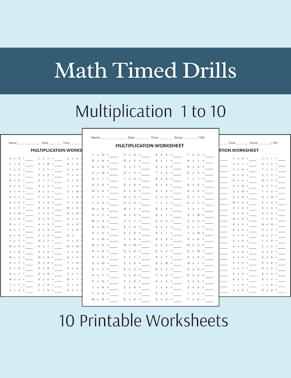 Multiplication Worksheets 5th