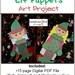 Boy Elf and Girl Elf Puppet Art Project Color Your Own and | Etsy