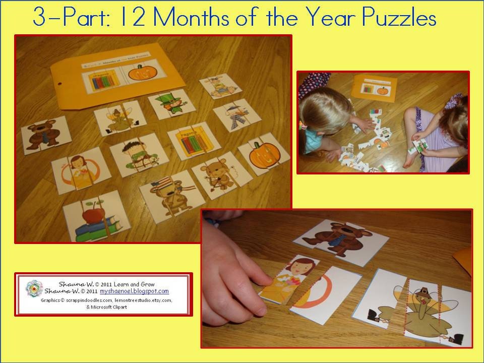 12 Months of the Year Activity Pack - UPDATED - Etsy