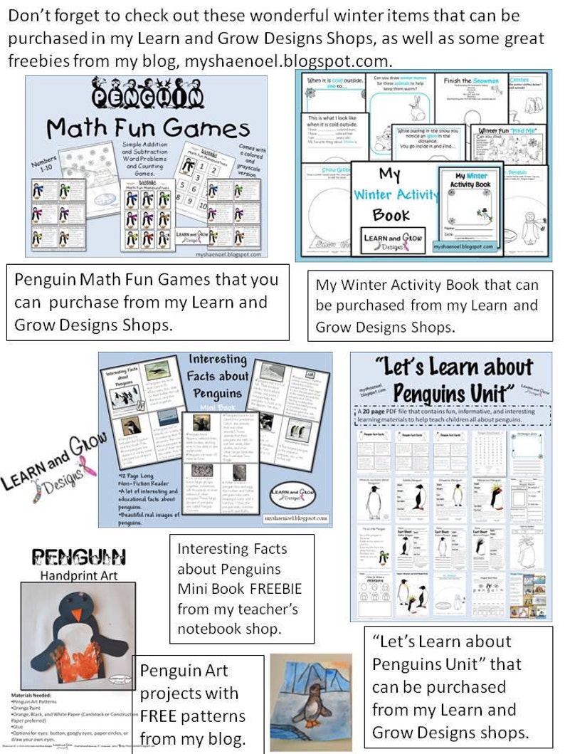 Let's Learn About Penguins Educational Unit - Etsy