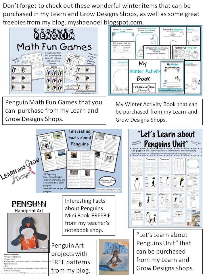 Let's Learn About Penguins Educational Unit - Etsy