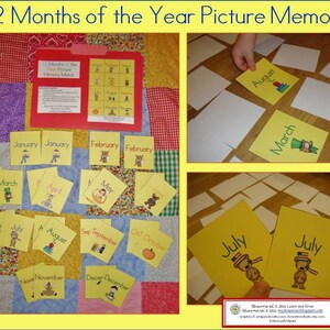 12 Months of the Year Activity Pack - UPDATED - Etsy