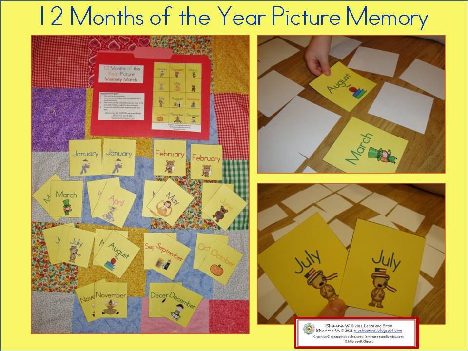 12 Months of the Year Activity Pack - UPDATED - Etsy