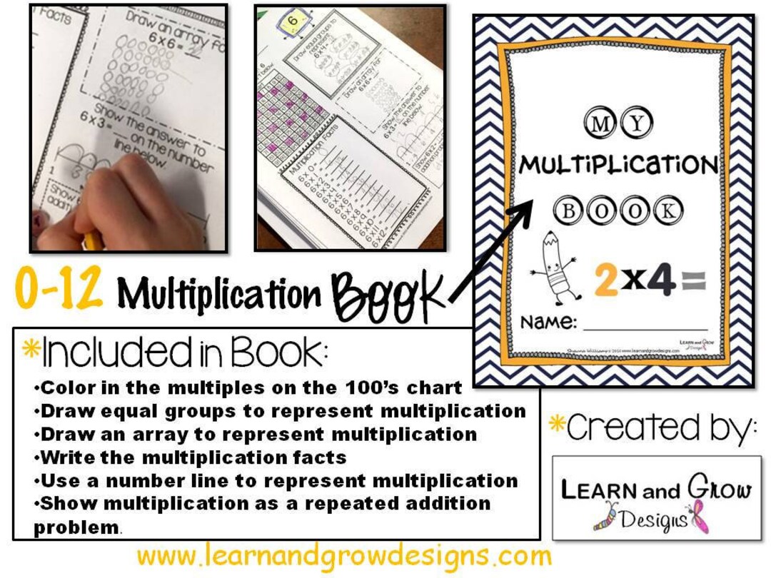 NEW * My Multiplication Book - Etsy