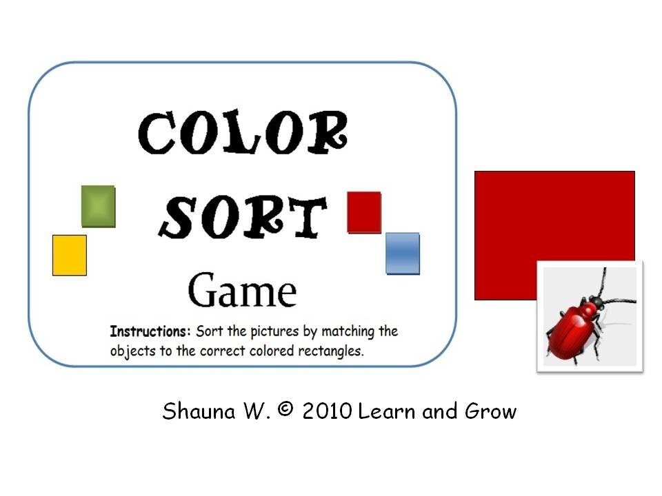 Color Sort File Folder Game - Etsy