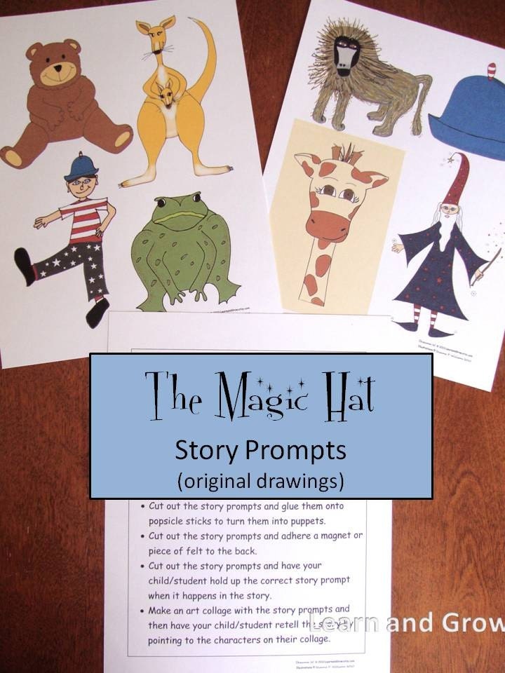 Magic Hat Literacy and Math Themed Unit With Original Illustrations - Etsy