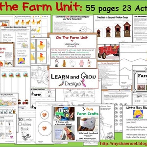 On the Farm Educational Unit - Etsy