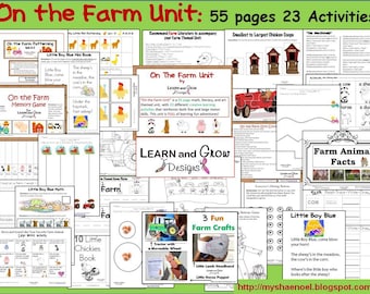 On the Farm | Farm Nature Unit | Farm Animals | Farm Unit Study | Farm ...