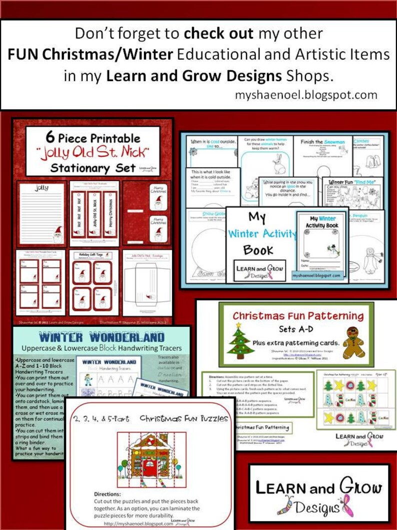 My Christmas Activity and Drawing Book for Children - Etsy