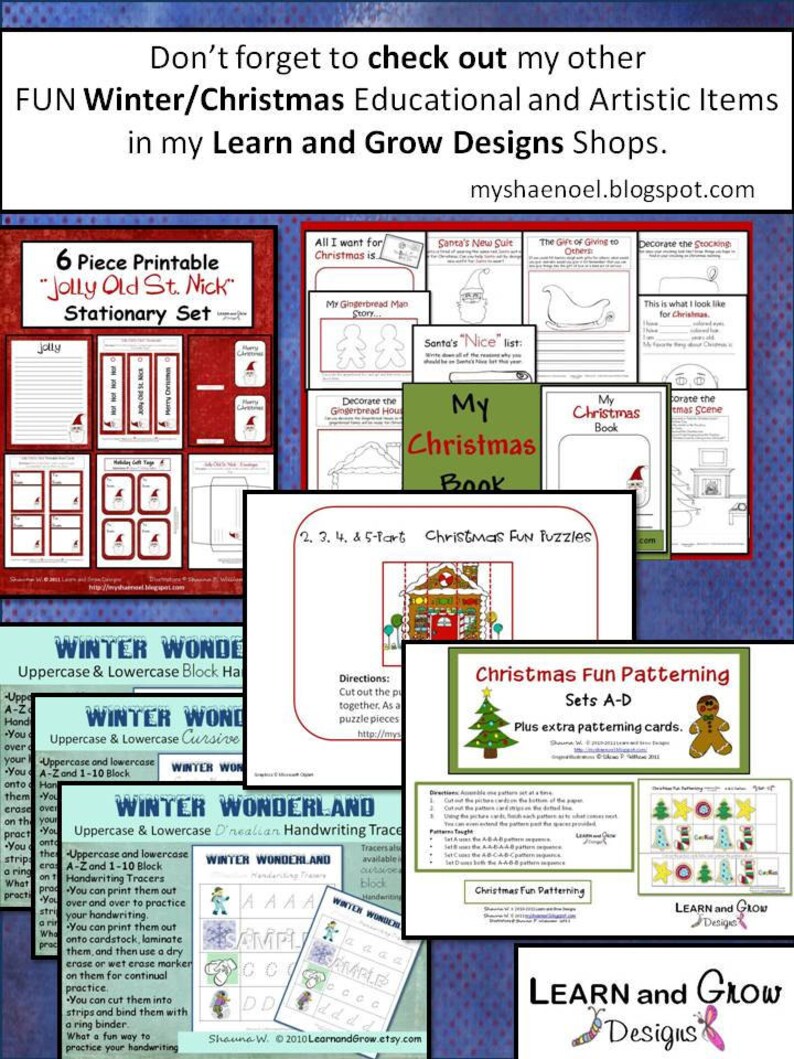 My Winter Activity and Drawing Book for Kids - Etsy