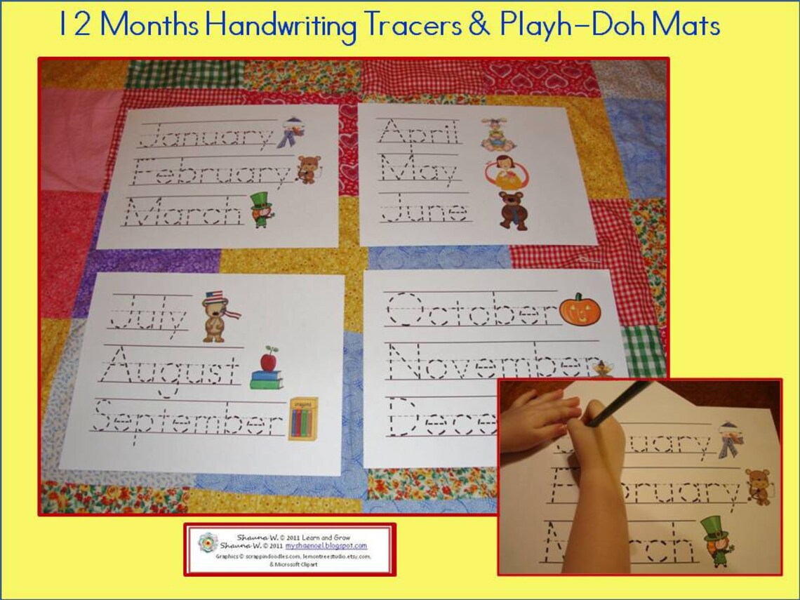 12 Months of the Year Activity Pack - UPDATED - Etsy