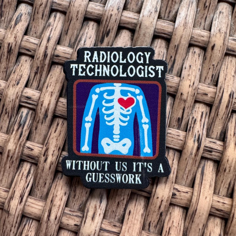 Radiology Acrylic Flatback: Craft Supplies, Magnet, Keychain, Badge ...