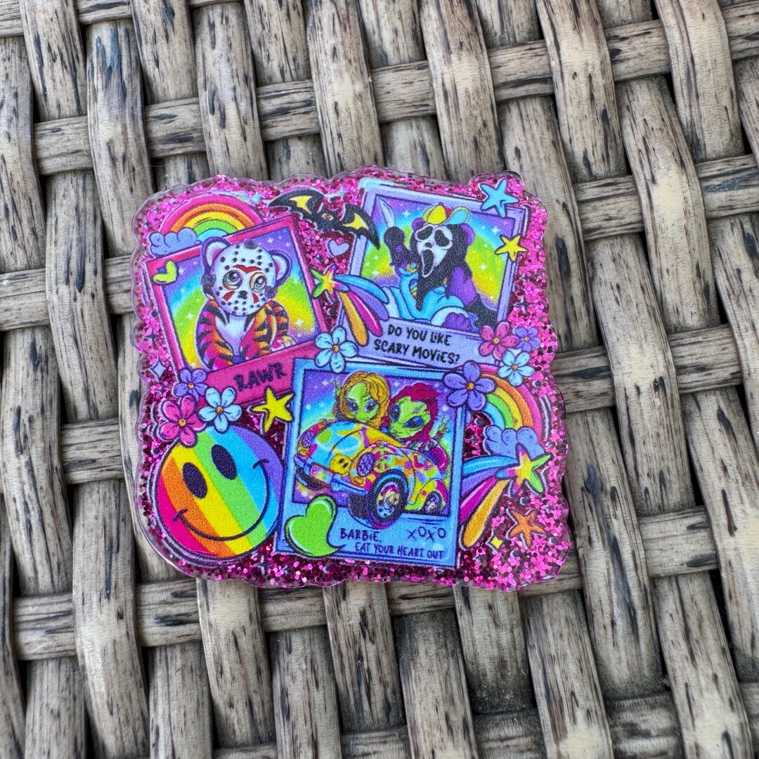 Acrylic Flatback, Lisa Frank, Retro, Alien, Smiley, Ghost, Meds ...