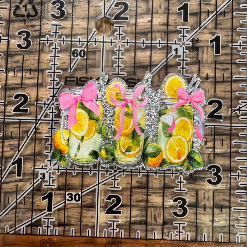 Lemonade Flatback Cabochon Planar Charm Craft Embellishment for Badge ...