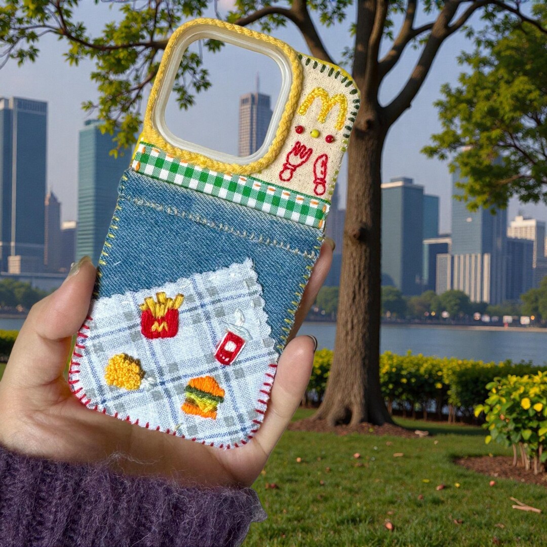 Customizable Cute Cartoon Phone Cases, Handmade Fabric Phone Cases ...