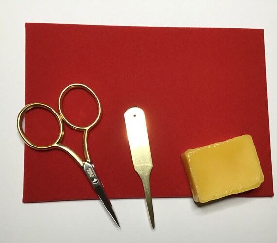 Goldwork Embroidery Tool Kit Scissors Mellor Velvet Board - Etsy