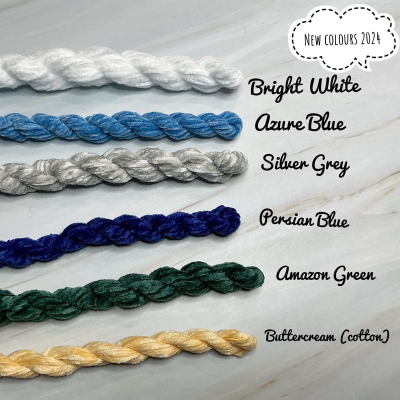 Chenille Embroidery Yarn - Etsy