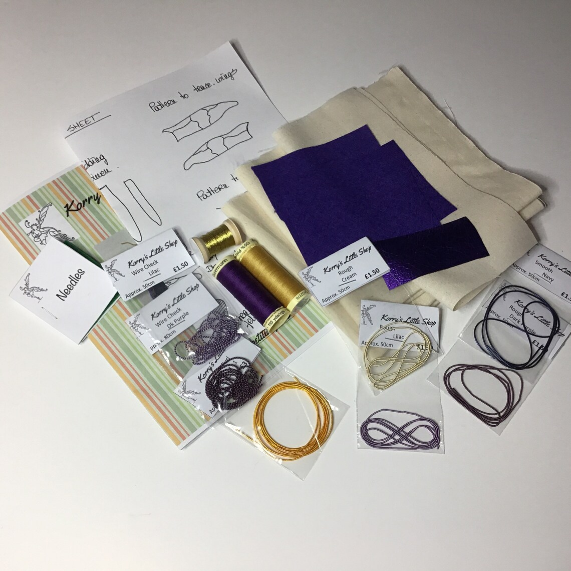 Goldwork Embroidery Kit Hand Stitching DIY Kit Stumpwork - Etsy