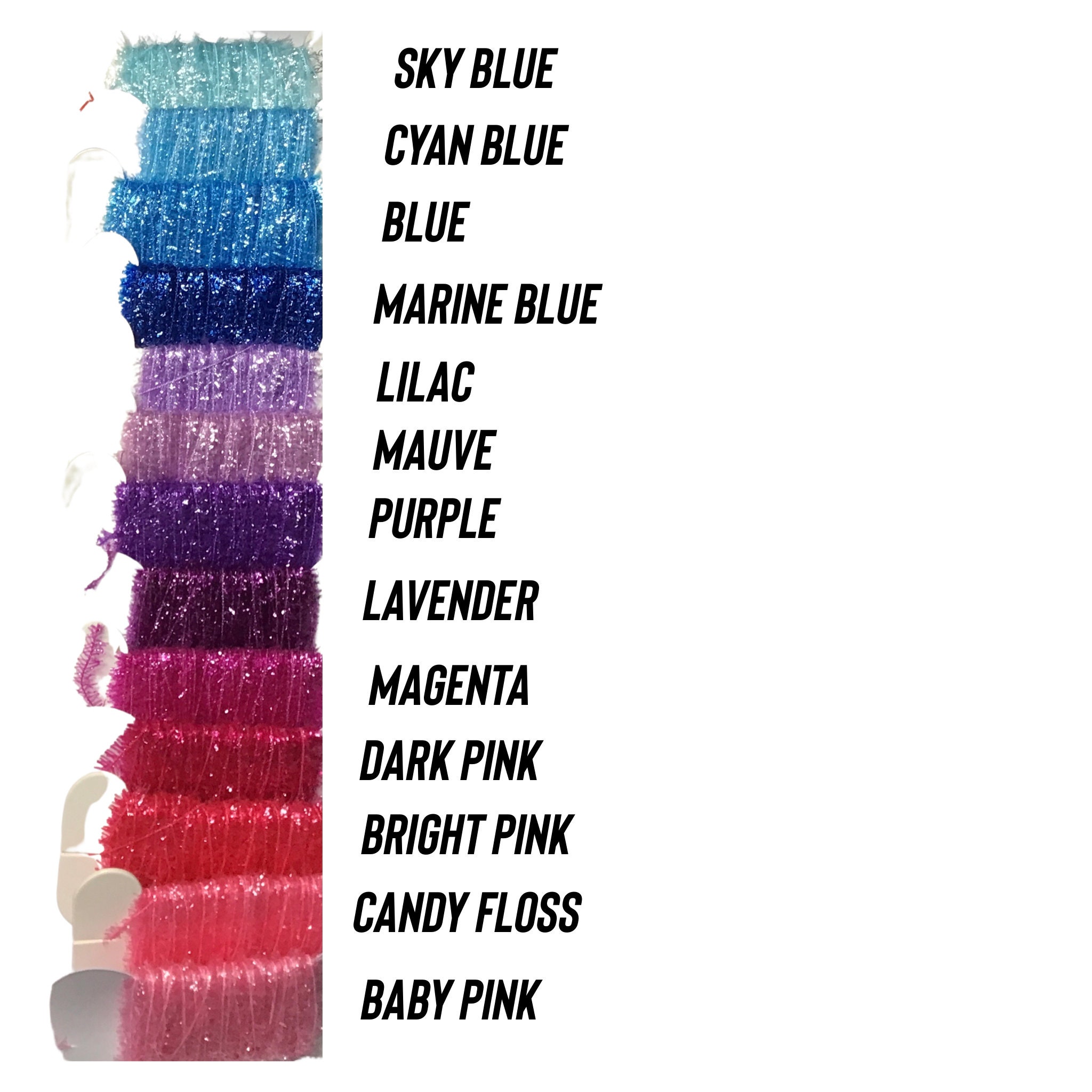 Iridescent Chenille Thread 10m Skeins Embroidery Thread, Hand ...