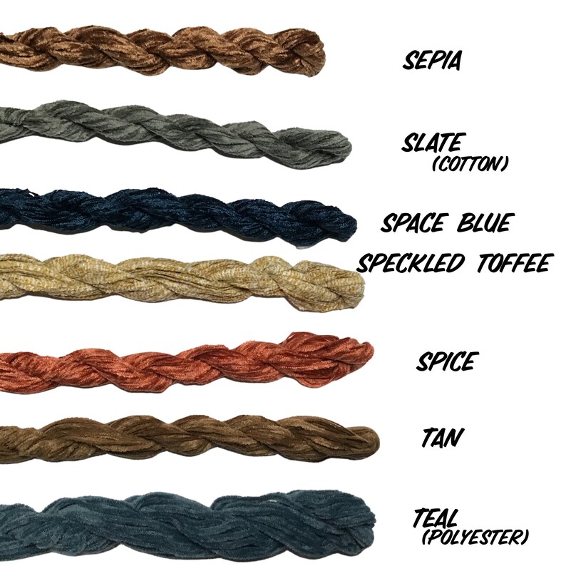 Chenille Thread 10m Skeins Embroidery | Etsy