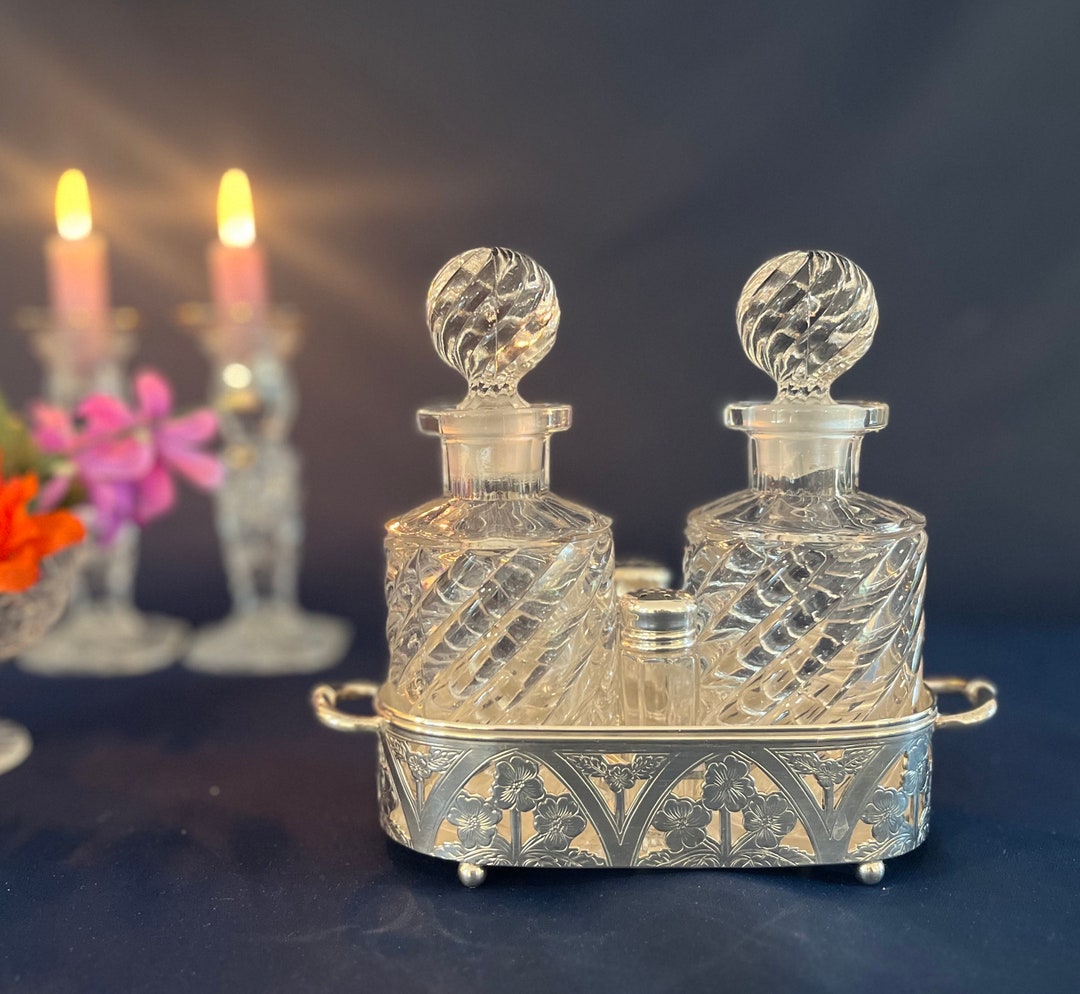Silver Cruet Set or Cruet Caddy With Salt & Pepper - Etsy