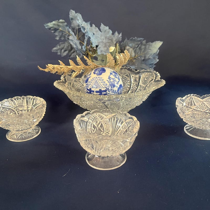 Cut Glass Dishes - Etsy