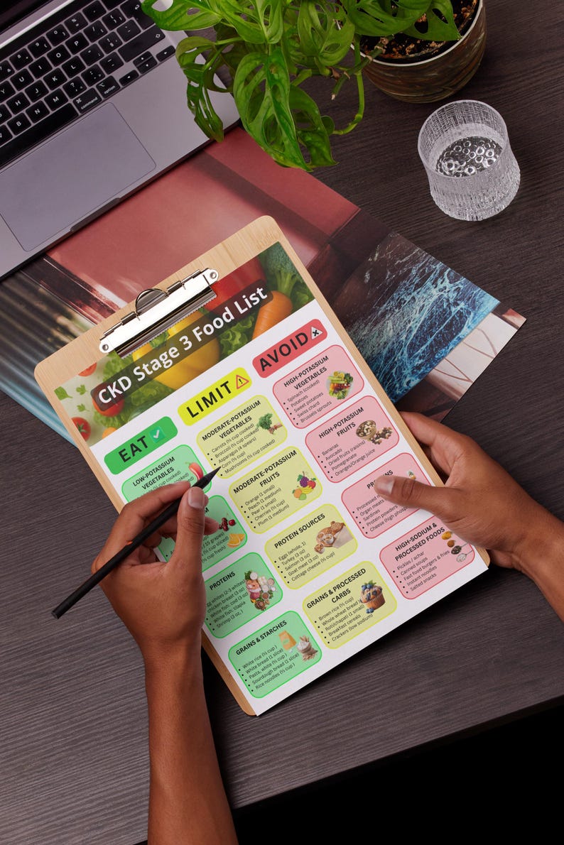 CKD Stage 3 Food List | Kidney Disease Diet Guide (PDF) - Etsy