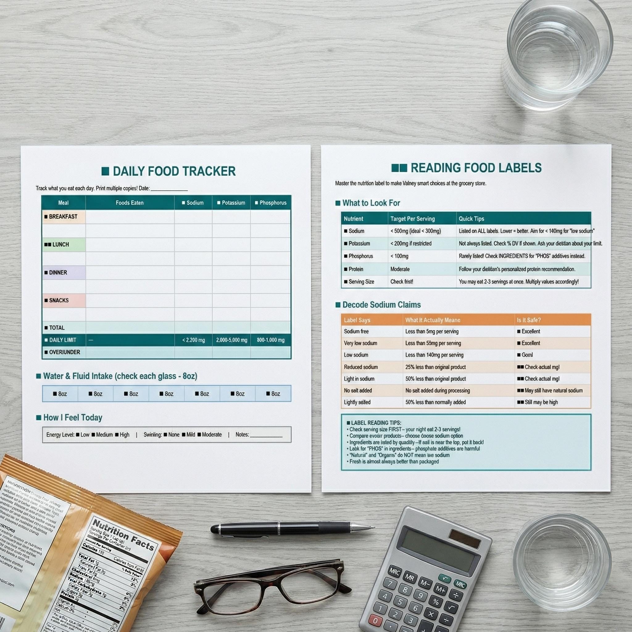 CKD Stage 3 Food List | Kidney Disease Diet Guide (PDF) - Etsy