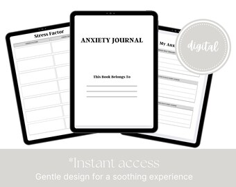 The Anxiety Reset – Printable Journal for Stress, Calm & Emotional ...