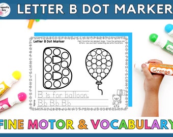 Letter A Dot Marker Alphabet Printable Differentiated Activities - Etsy