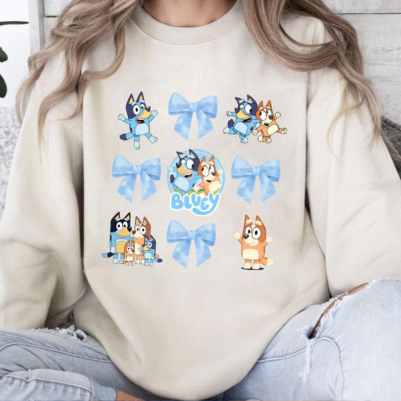 Blue Coquette PNG, Blue Family PNG, Bluey Png, Blue Bingo Png, Blue Mom ...