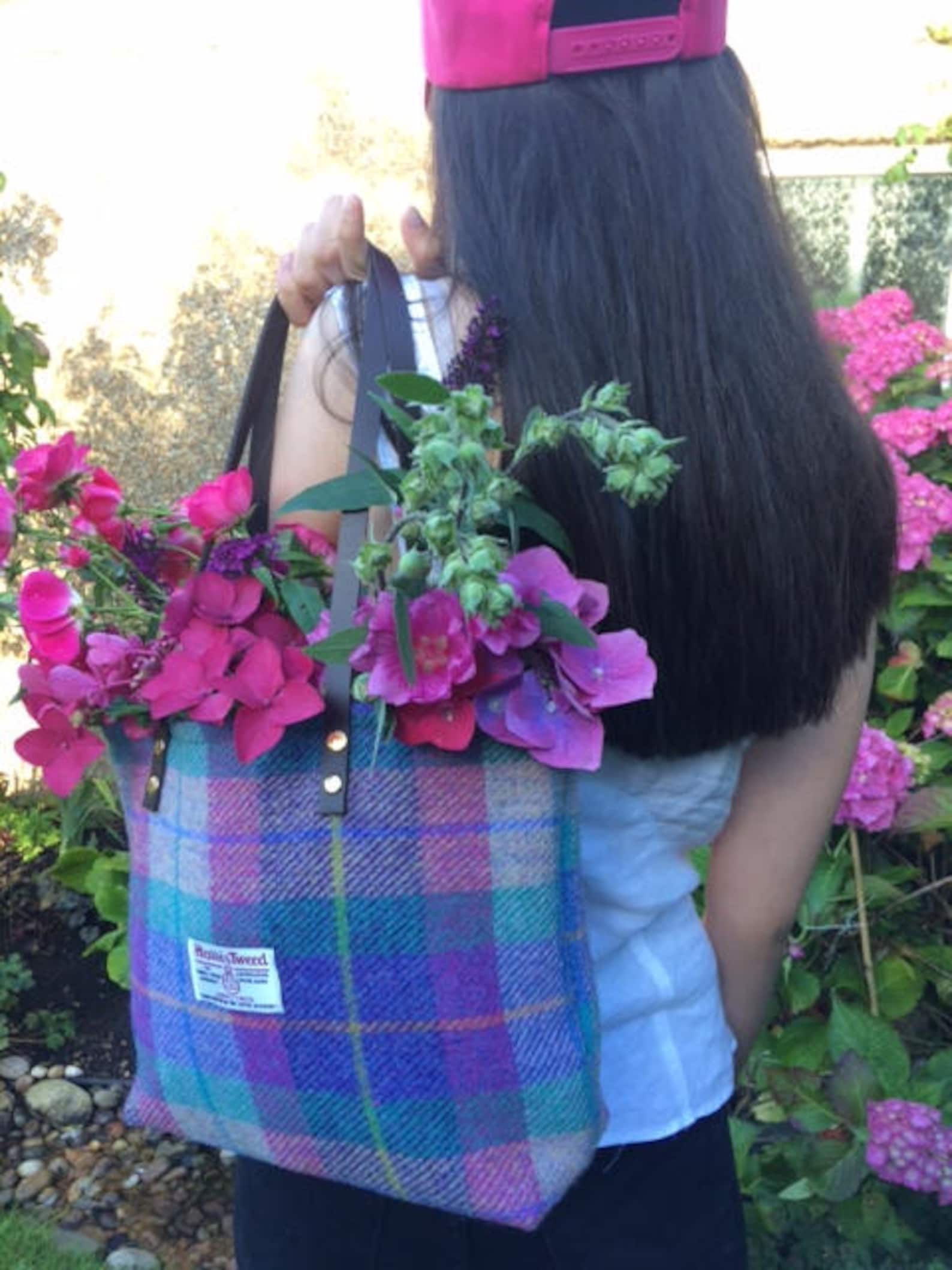 Harris Tweed Tote Harris Tweed Bag Harris Tweed Purse Bag - Etsy