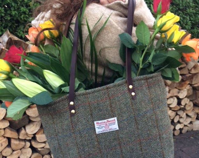 Harris Tweed Purse, Harris Tweed Bag, Harris Tweed Tote, Gift for Her ...