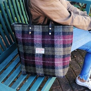 Harris Tweed Bag, Harris Tweed Tote, Harris Tweed Purse, Gift for Her ...