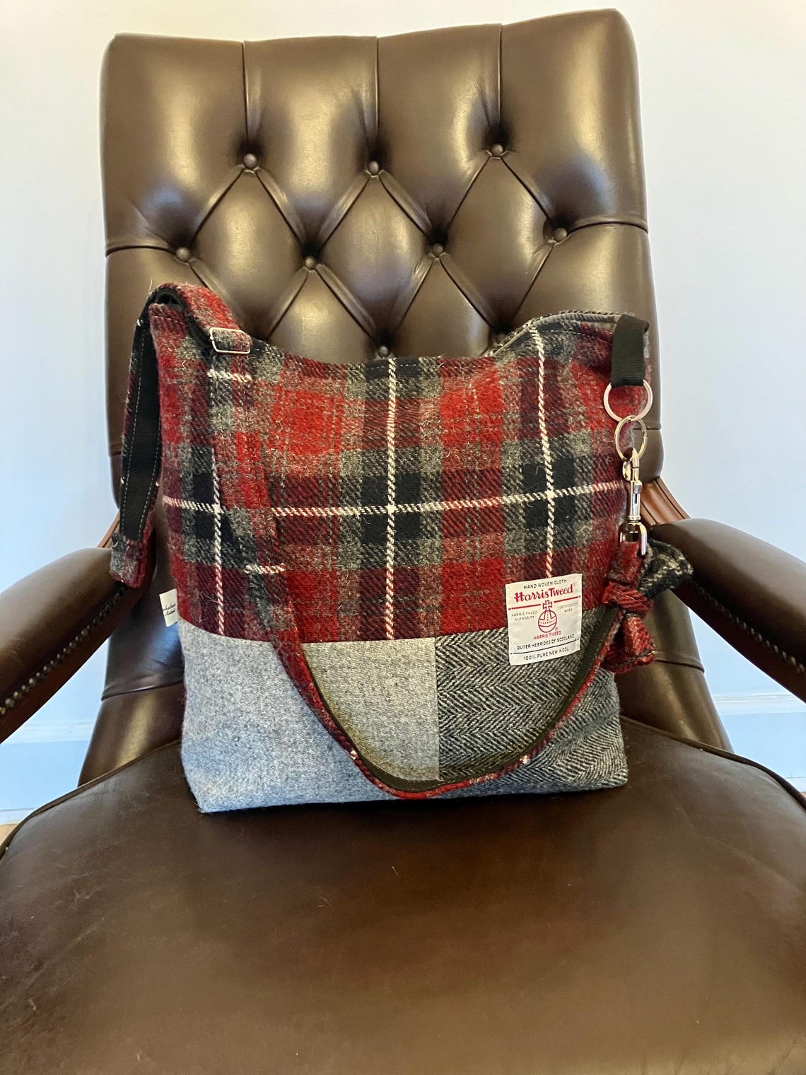 Harris Tweed Bag - Etsy