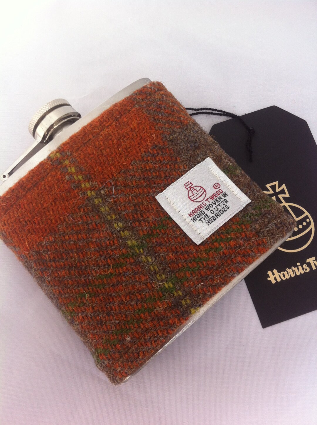 Harris Tweed Hip Flask, 6 Oz, Tartan Scottish Gift - Etsy