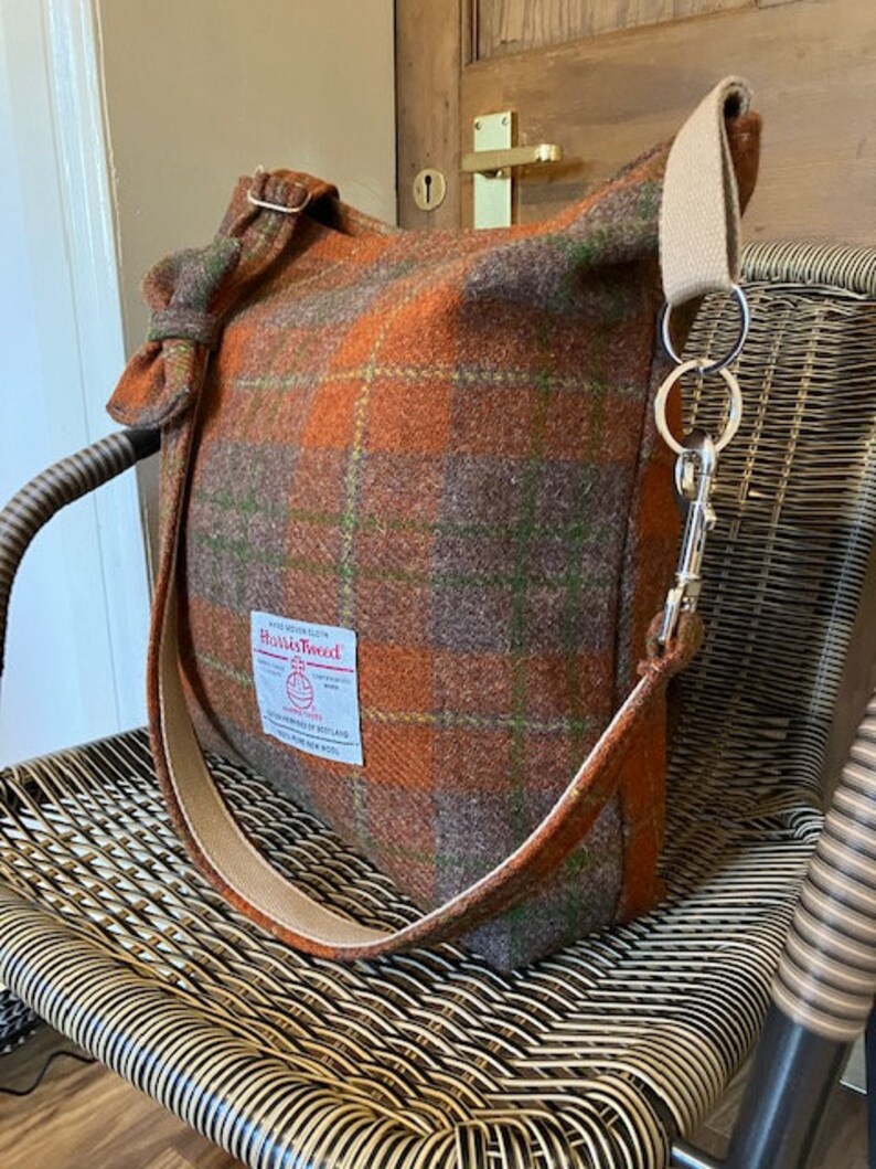 Harris Tweed Bag - Etsy