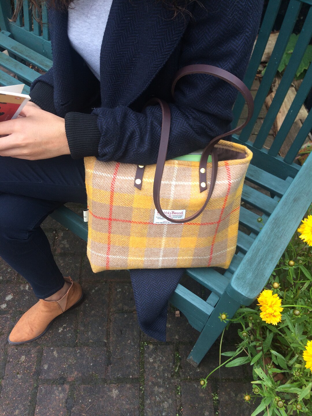 Harris Tweed Bag, Harris Tweed Tote, Harris Tweed Purse, Gift for Her ...