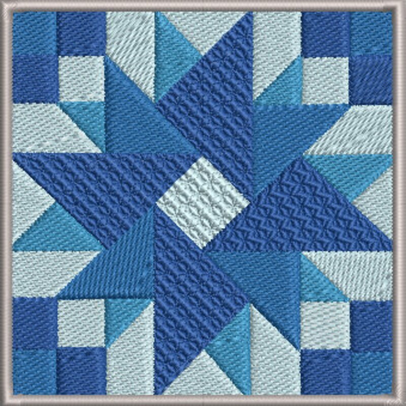 Blue Barn Quilt - Etsy