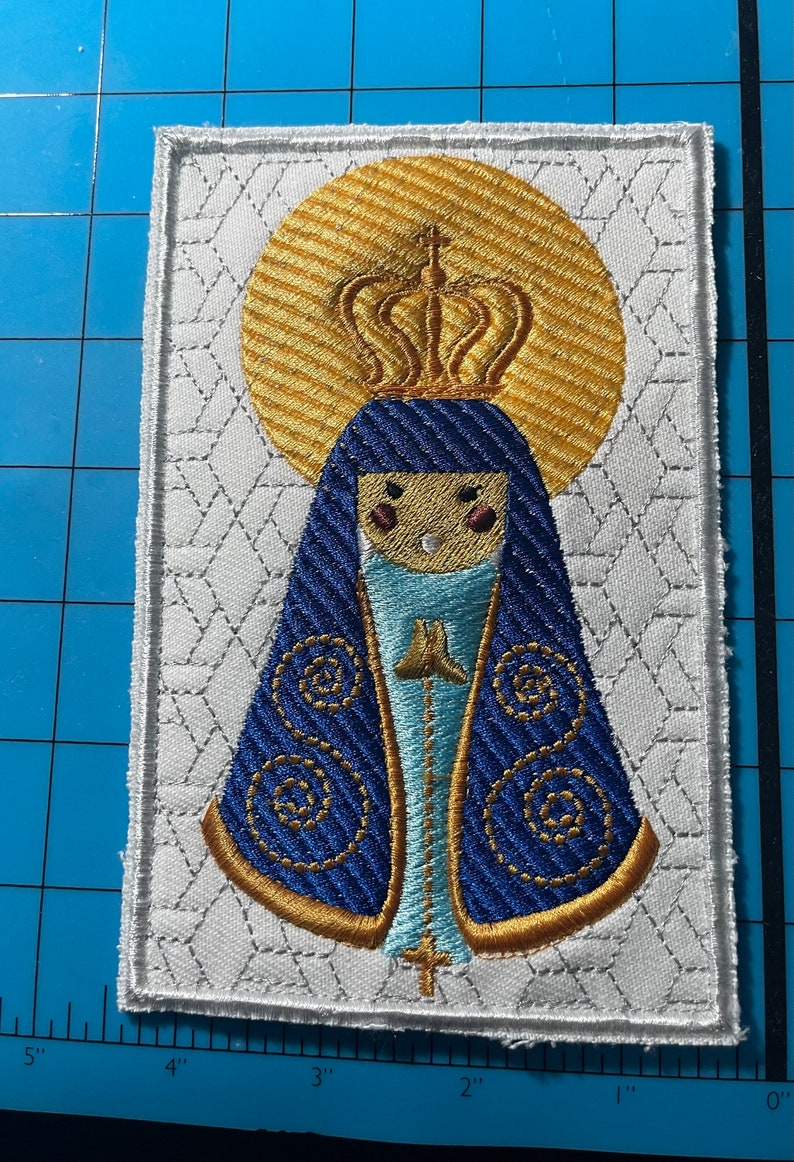 Hail Mary, Full of Grace - Embroidered Patch - Etsy