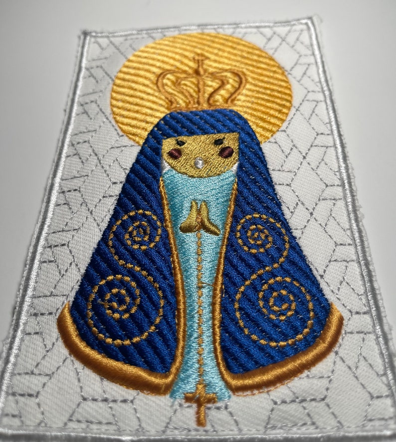 Hail Mary, Full of Grace - Embroidered Patch - Etsy