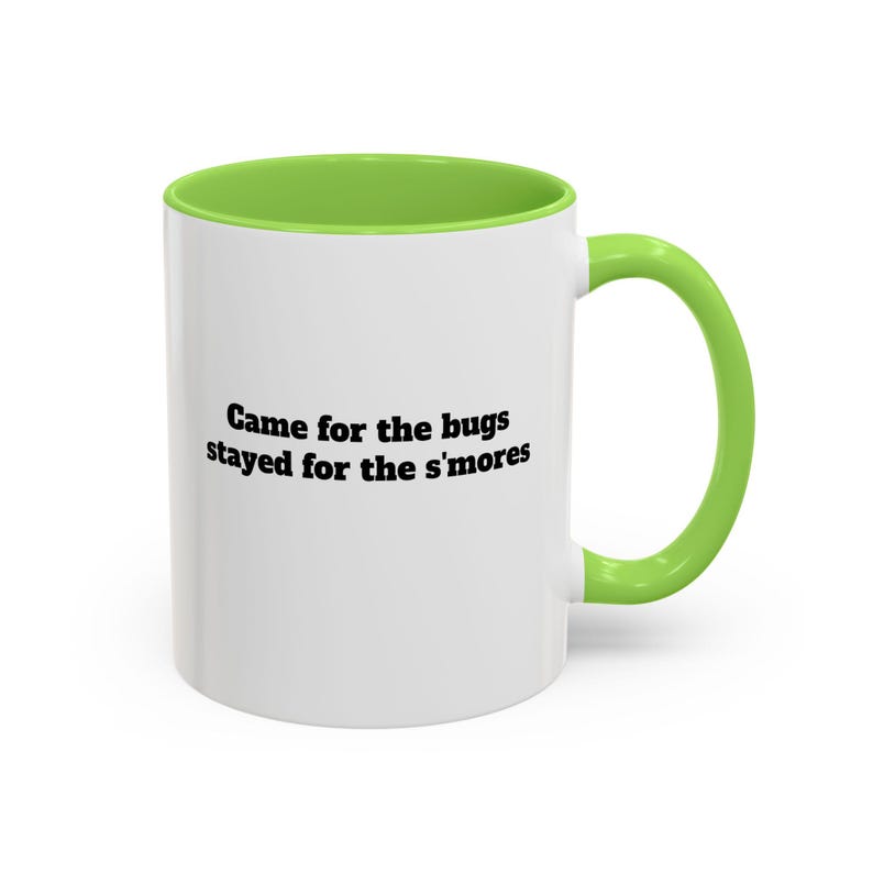 Colorful Mugs (11oz, 15oz), Frog Mug, Funny Mug, Camping Mug, Came Here ...