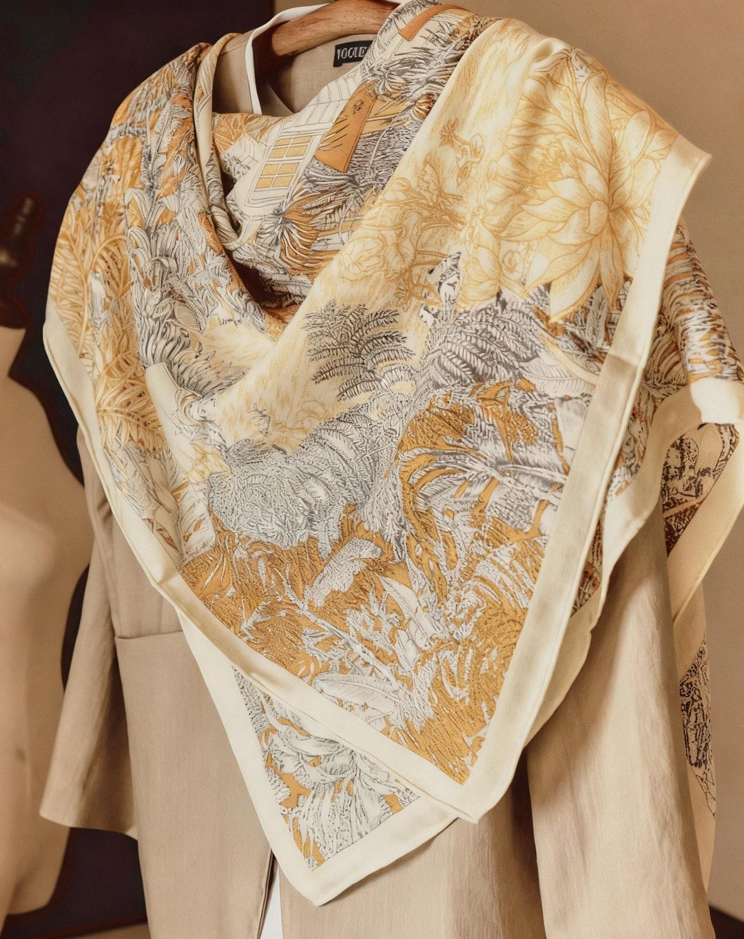 Wool, Natural Mulberry Silk Scarves,women's Gold Scarves,gold Shawls ...