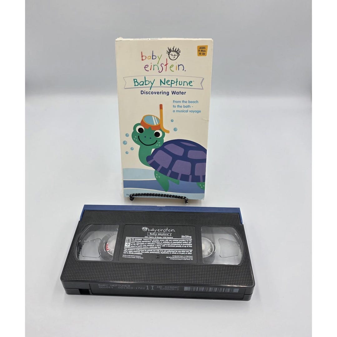 Baby Einstein Baby Neptune Discovering Water VHS Disney Educational ...