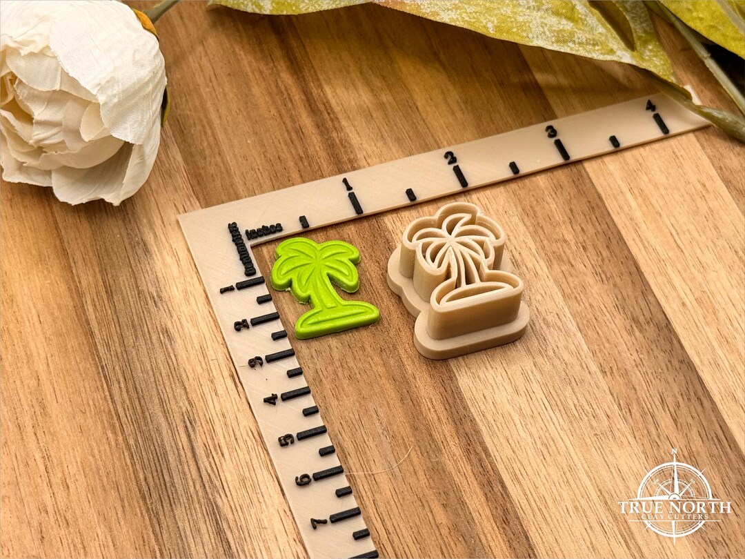 Polymer Clay Cutter STL Palm Tree | Tropical Summer Jewelry Design for ...