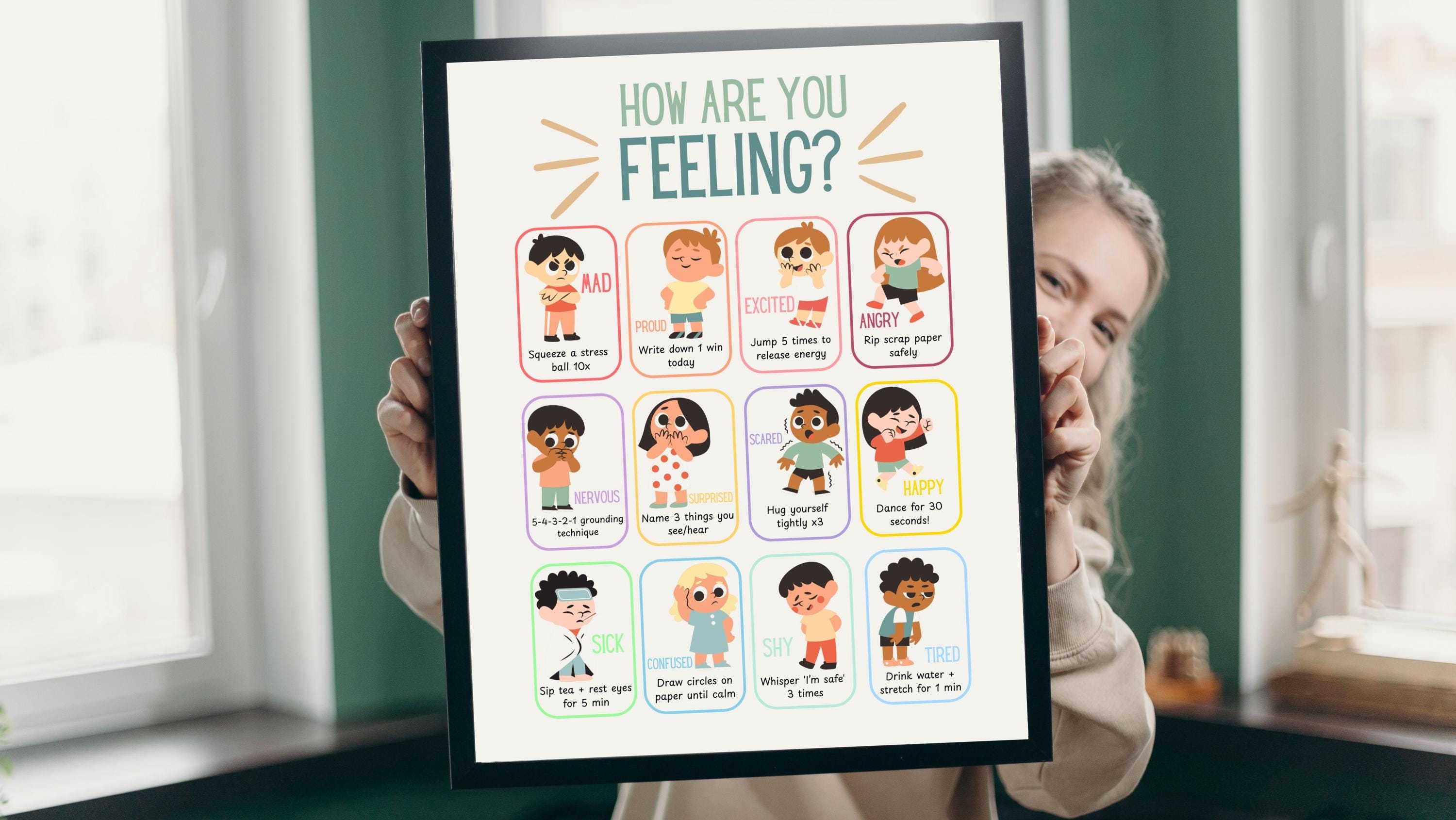 Printable Emotional Regulation Wheel | Autism ADHD Coping Tool | Calm ...