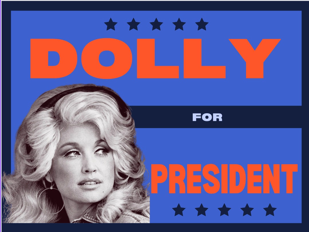 Dolly for President Sticker Dolly Parton - Etsy