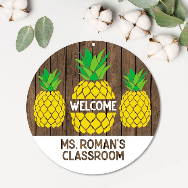 Pineapple Welcome Sign - Etsy