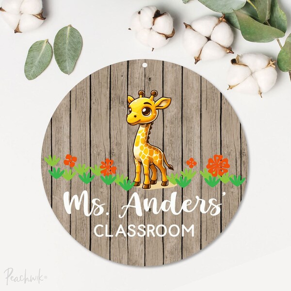 Giraffe Classroom - Etsy
