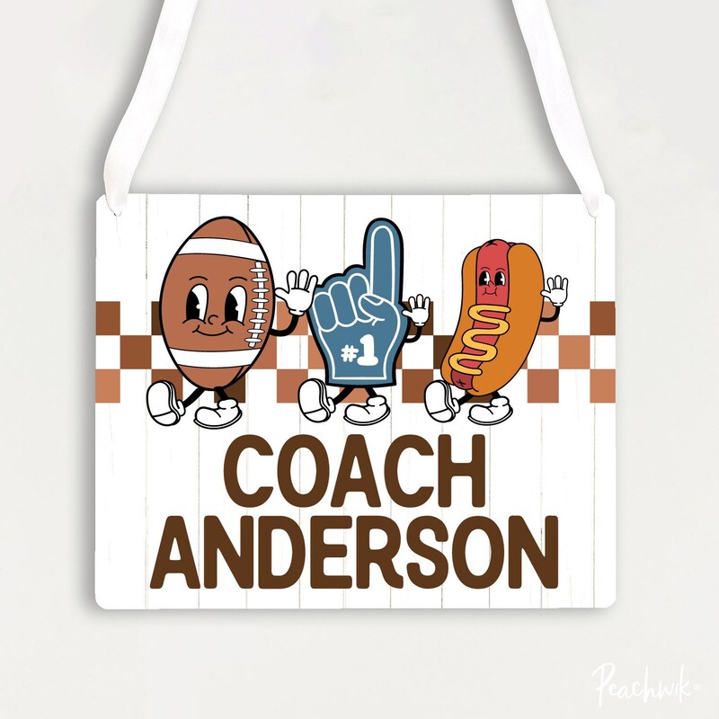 Football Door Hanger - Etsy